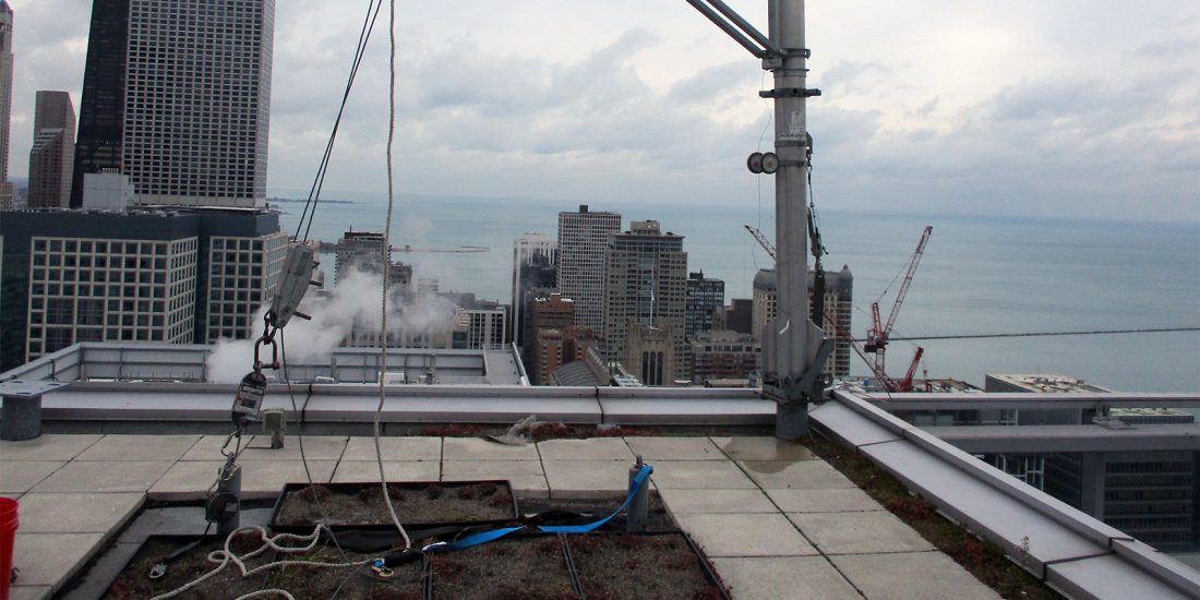 Davits & Anchorages | Chicago Window Washing and Facade Maintenance